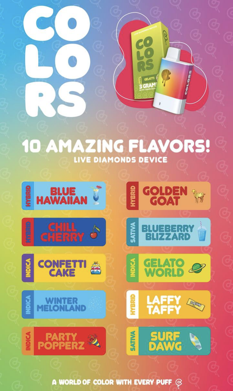 Colors 3g Disposable Vape - COLORS EXTRACTS