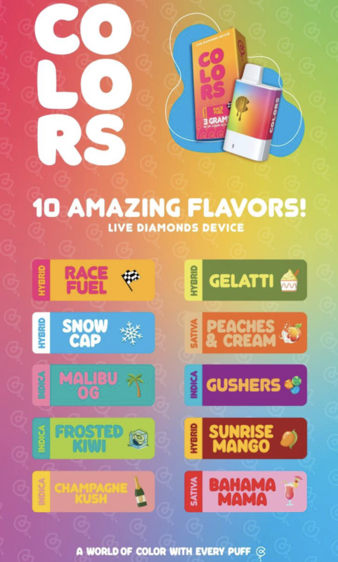 COLORS EXTRACTS DISPOSABLE - COLORS OFFICIAL