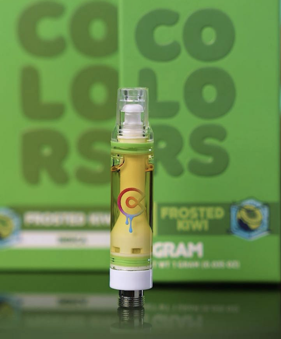 Colors Frosted Kiwi Carts - Colors Extracts 1Gram Vape Carts